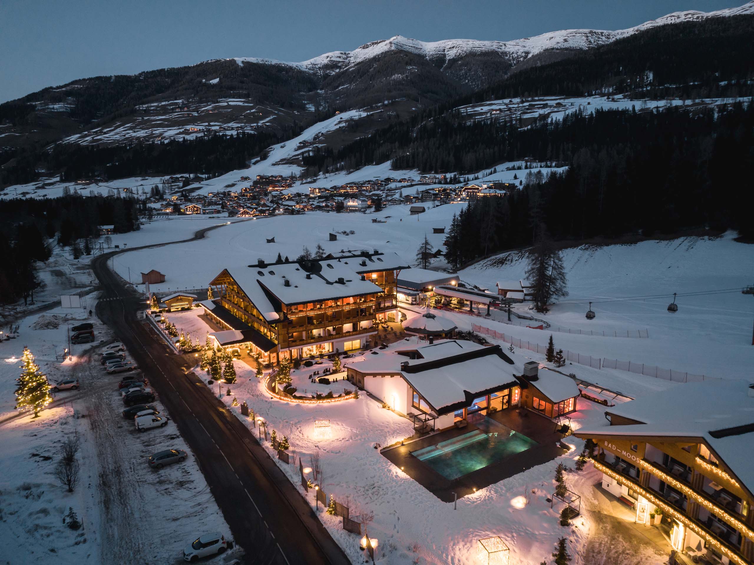 Bad Moos Aqua Spa Resort in Sexten, the Dolomites